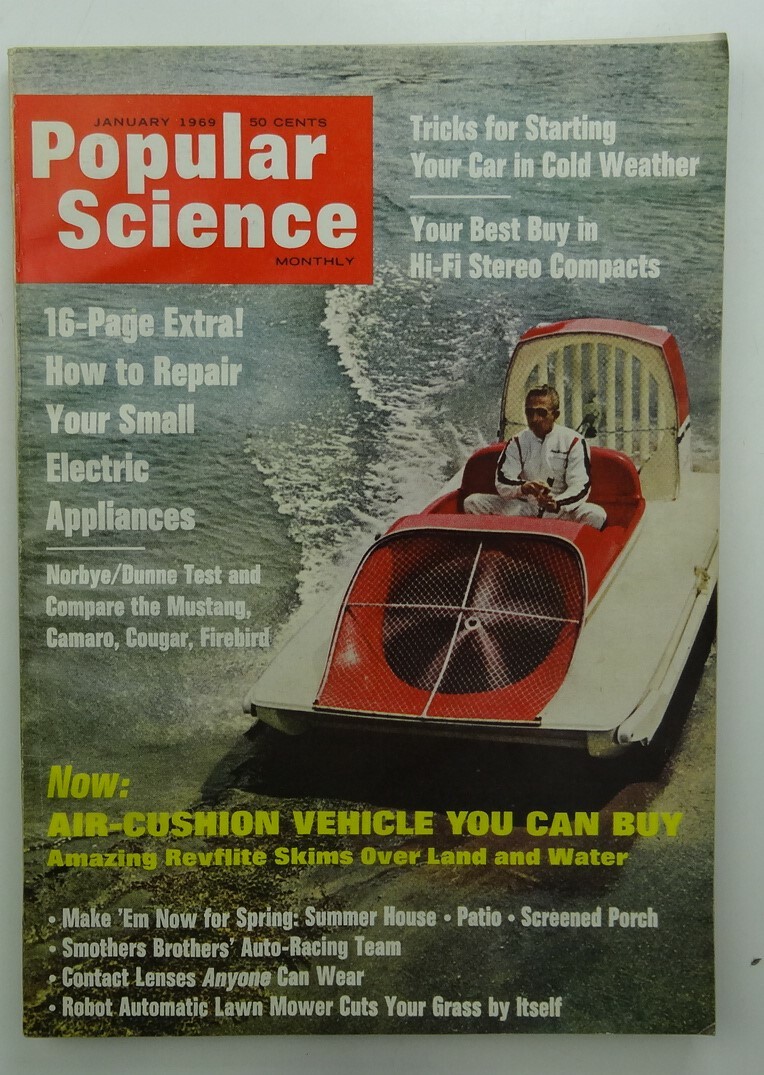 Popular Science Magazine January 1969 Cold Weather Tricks Electric ...