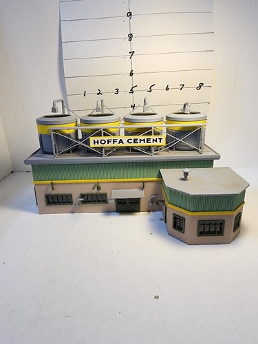 Model Power Hoffa Cement Factory HO Scale W/ LIGHT | eBay