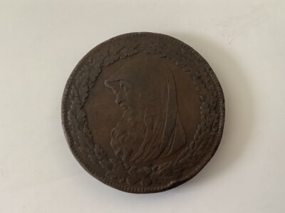 Antique 1787 ANGLESEY COPPER DRUID'S HEAD 1 ONE PENNY COIN Token ...