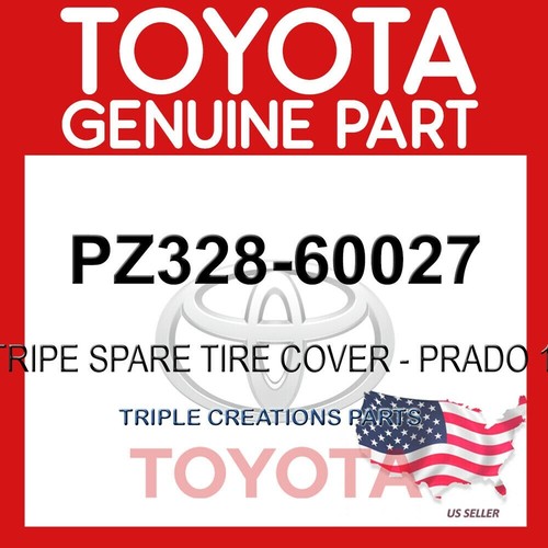 GENUINE OEM TOYOTA STRIPE, SPARE TIRE COVER - PRADO 10 PZ328-60027 | eBay