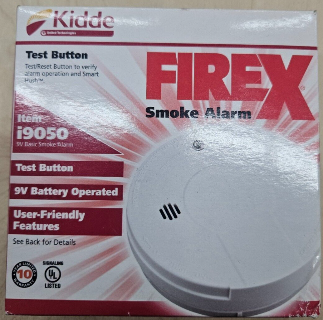 KIDDE FIREX i9050 Battery-Powered Ionization Smoke Alarm for sale ...