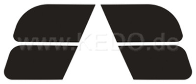 Side Cover Sticker Set, Black (4 Pieces, suitable for Item K22419) | eBay