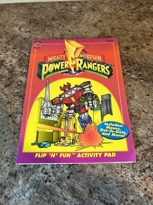 Vintage 1994 Mighty Morphin Power Rangers It's Morphin Time Paperback ...