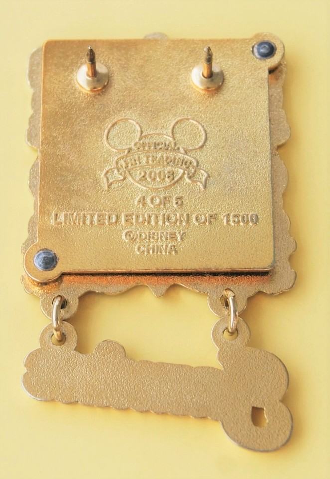 Disney Gold Card Princesses & Horses Jasmine Aladdin Dangle Pin LE 1500 ...