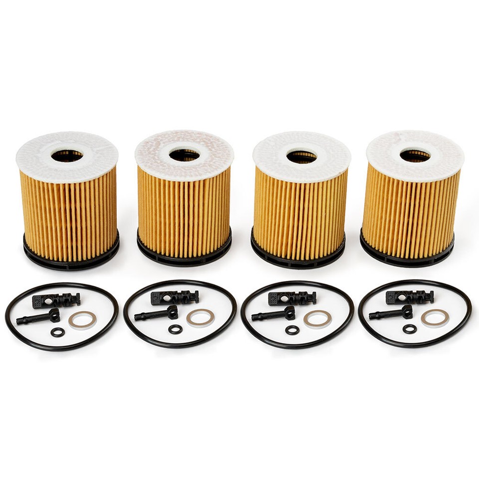 4Pcs Oil Filter Pack w/Seals 26350-2M000 Fits for Kia Rio 1.6L Engine ...