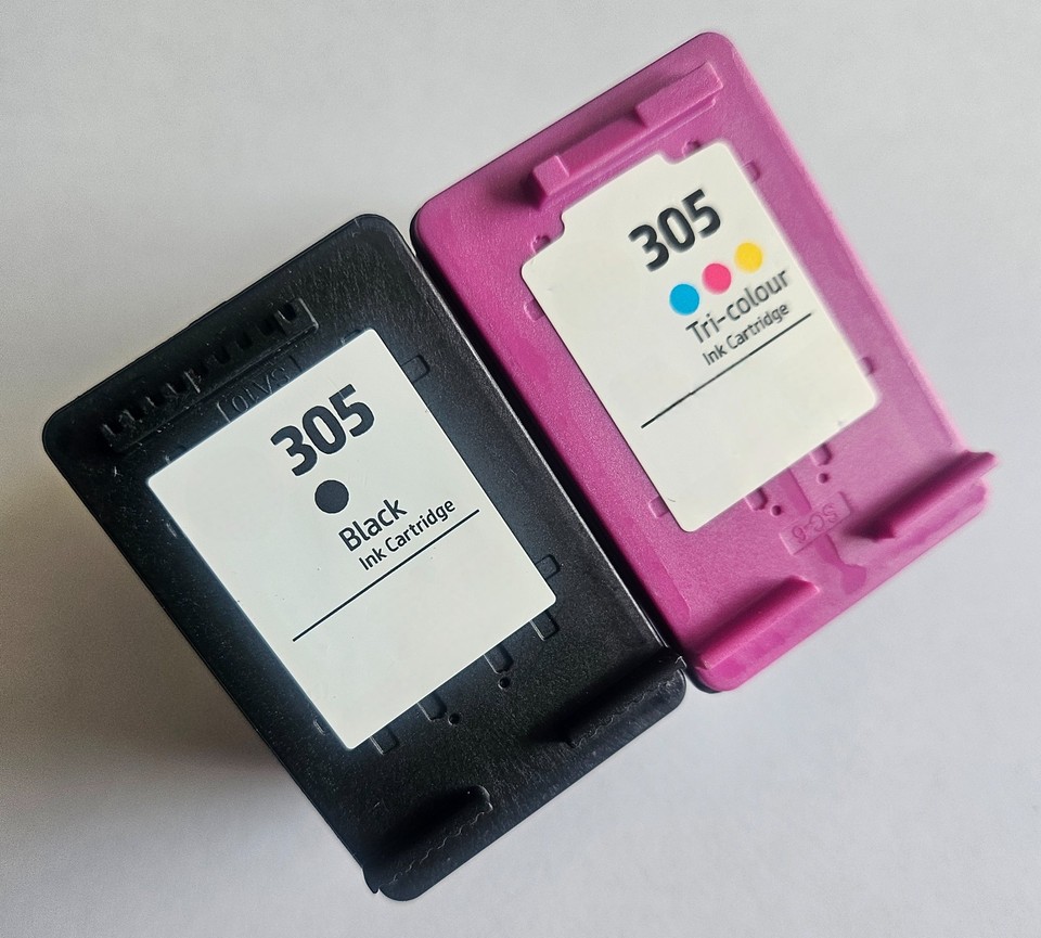 Refilled Ink For HP 305XL Black And 305 XL Colour Ink Cartridges ...