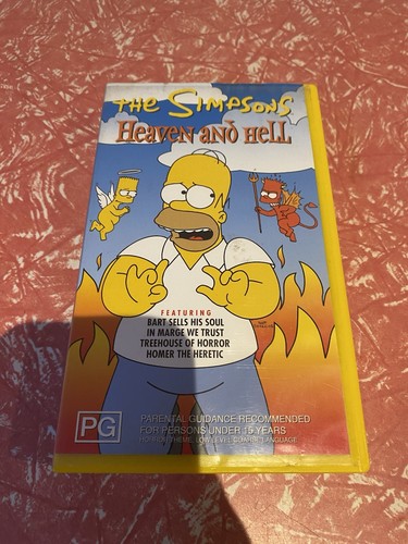 *Vintage* The Simpsons Heaven and Hell Special Edition (VHS, 2000) VGC ...