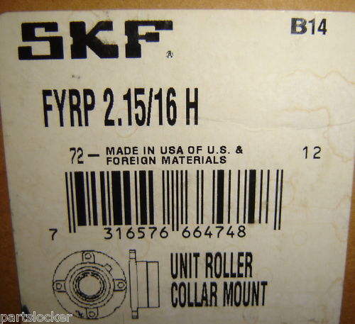 SKF FYRP2.15/16 H PILOTED FLANGE BEARING 2-15/16" NEW 7316576664748| eBay