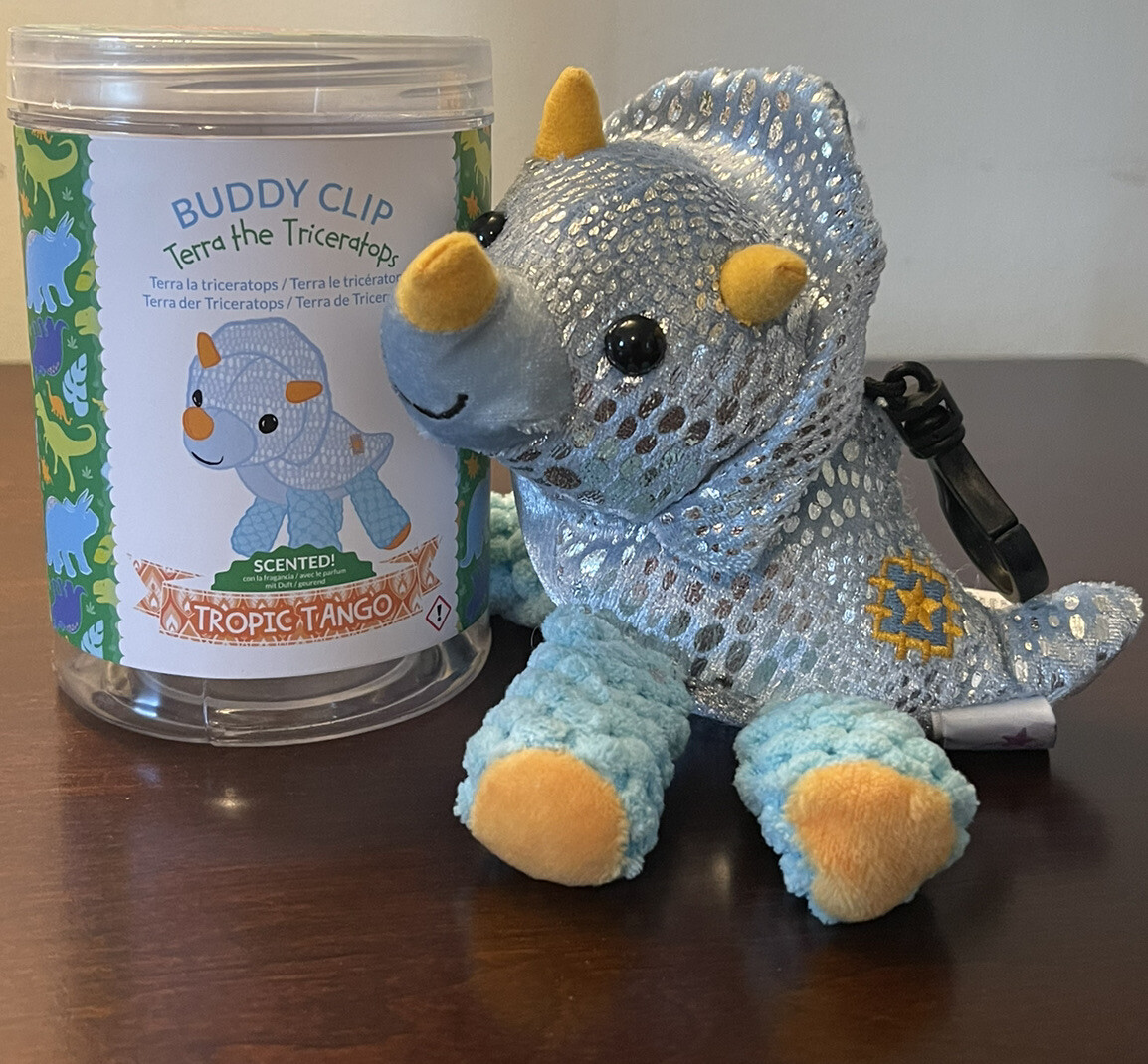 Terra the Triceratops Scentsy Buddy Clip In Tropic Tango Fragrance NEW ...