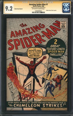 Amazing Spider-Man (1966) #1 Golden Record Reprint CGC 9.2 NM- Signed ...