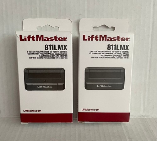 NEW Lift Master 811LMX 1-Button Programmable DIP Gate Remote Control 2 ...