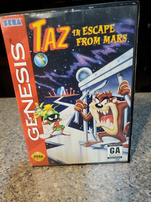 Sega Genesis TAZ In Escape From Mars Complete In Box CIB | eBay