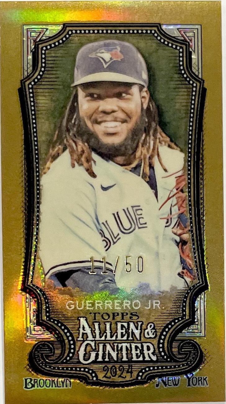 2024 Topps Allen & Ginter - Chrome Vladimir Guerrero Jr. #200 Mini Gold ...