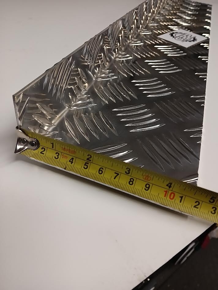 Aluminium Tread Plate Checker Angle Corner Cover Anti Slip Trim ...