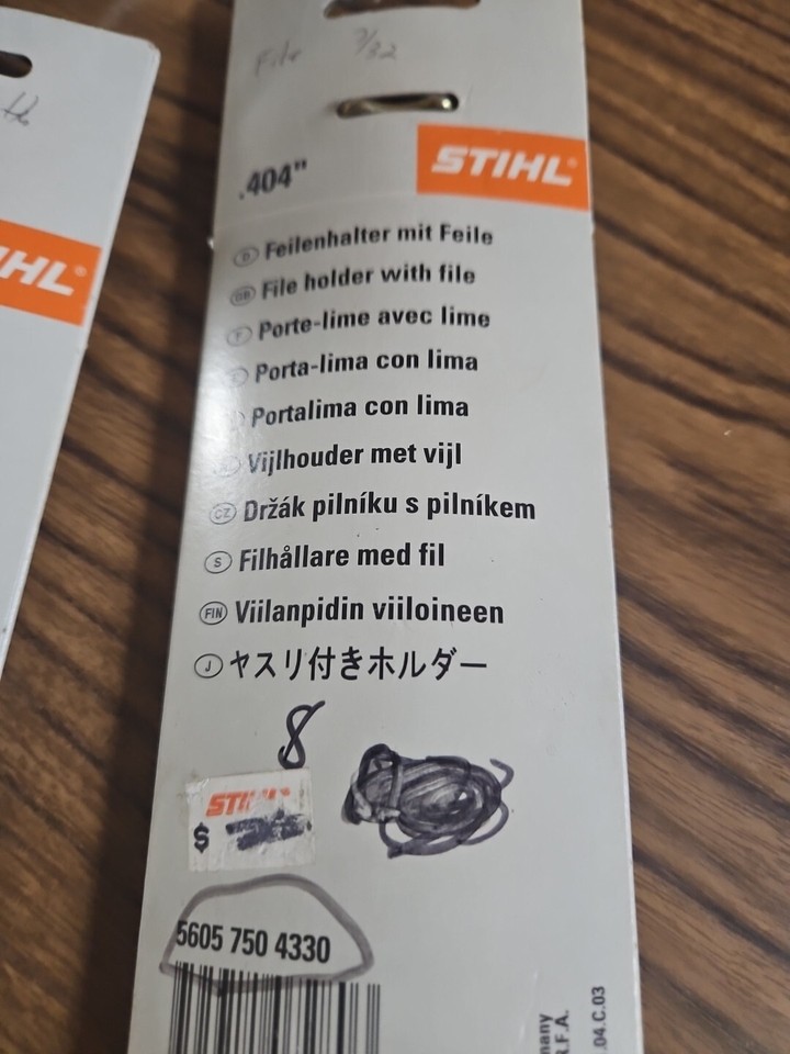 Stihl File Guide OEM Part#5605 750 4330(WHA) | eBay