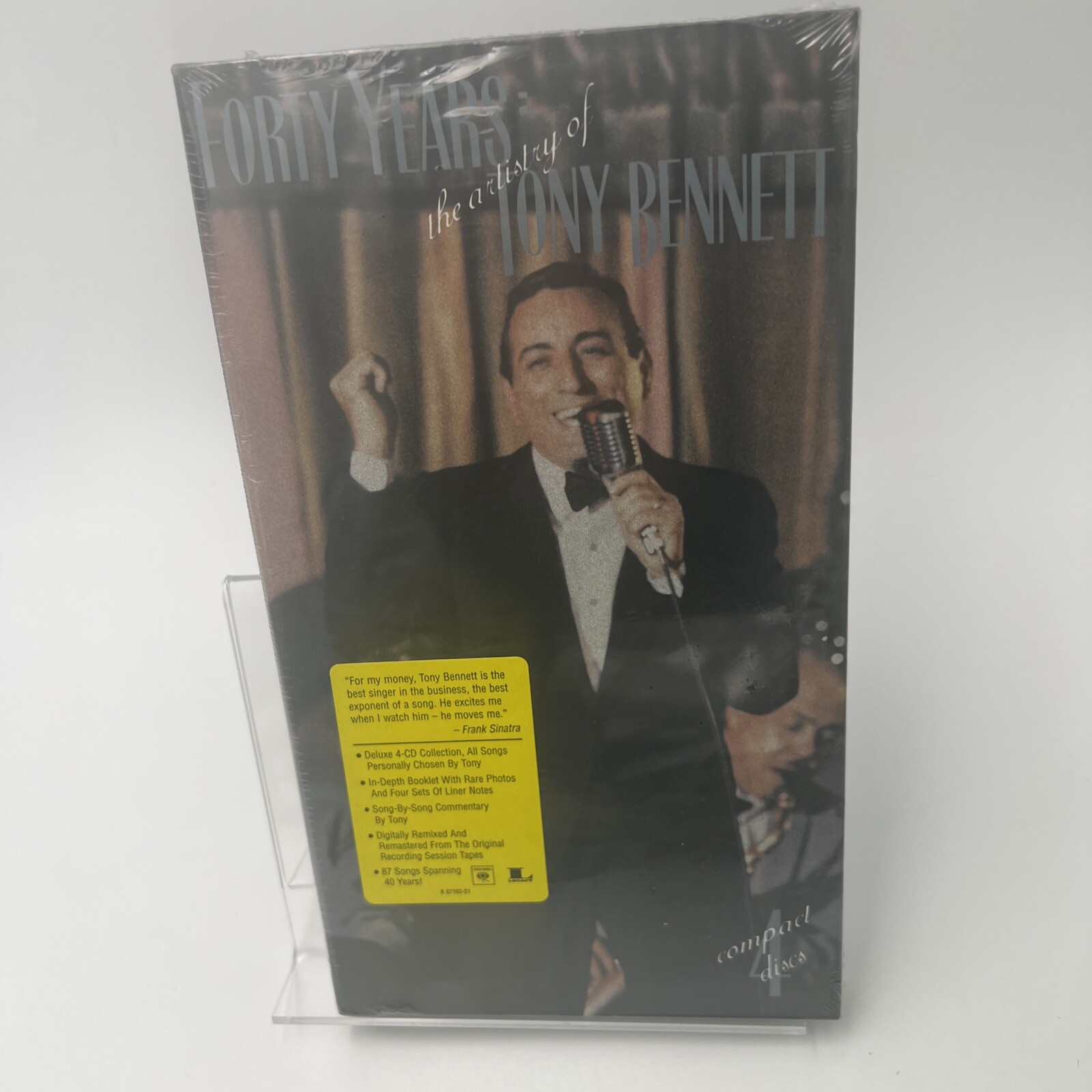 Forty Years: The Artistry of Tony Bennett Box Set (CD, 2003 4-Disc Set ...