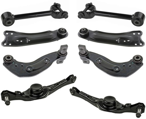 Rear Upper & Lower Control Arms W/ Ball Joints For Ford Edge & MKX 2011 ...