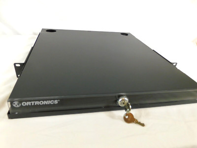 FC01U-P Ortronics 1U Rack Mount Fiber Cabinet with 2 OFPLCD12LC Fiber ...