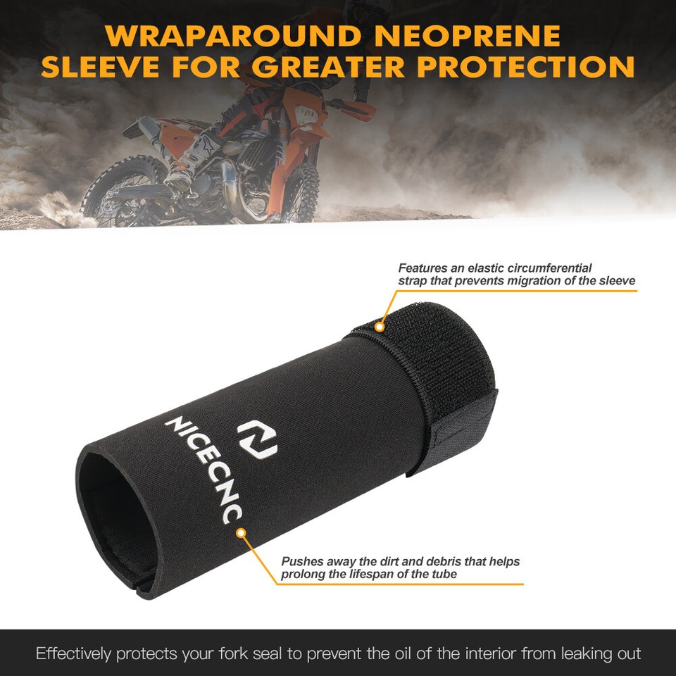 Front Fork Socks 6" Fork Seal Protector For 37-50mm Upside Down Fork ...