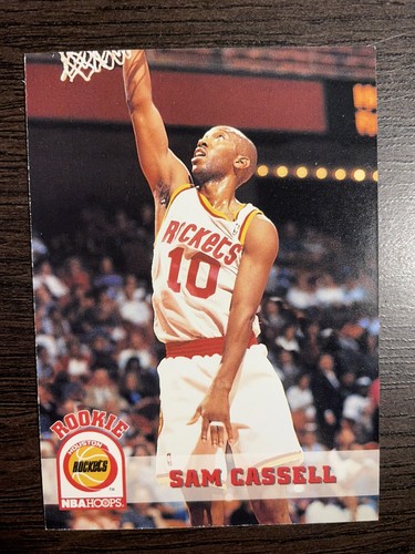 1993-94 Hoops #342 Sam Cassell Rookie Houston Rockets | eBay