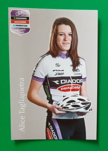 CYCLISME PHOTO cycliste ALICE TAGLIAPIETRA équipe DIADORA-PASTA ZARA ...