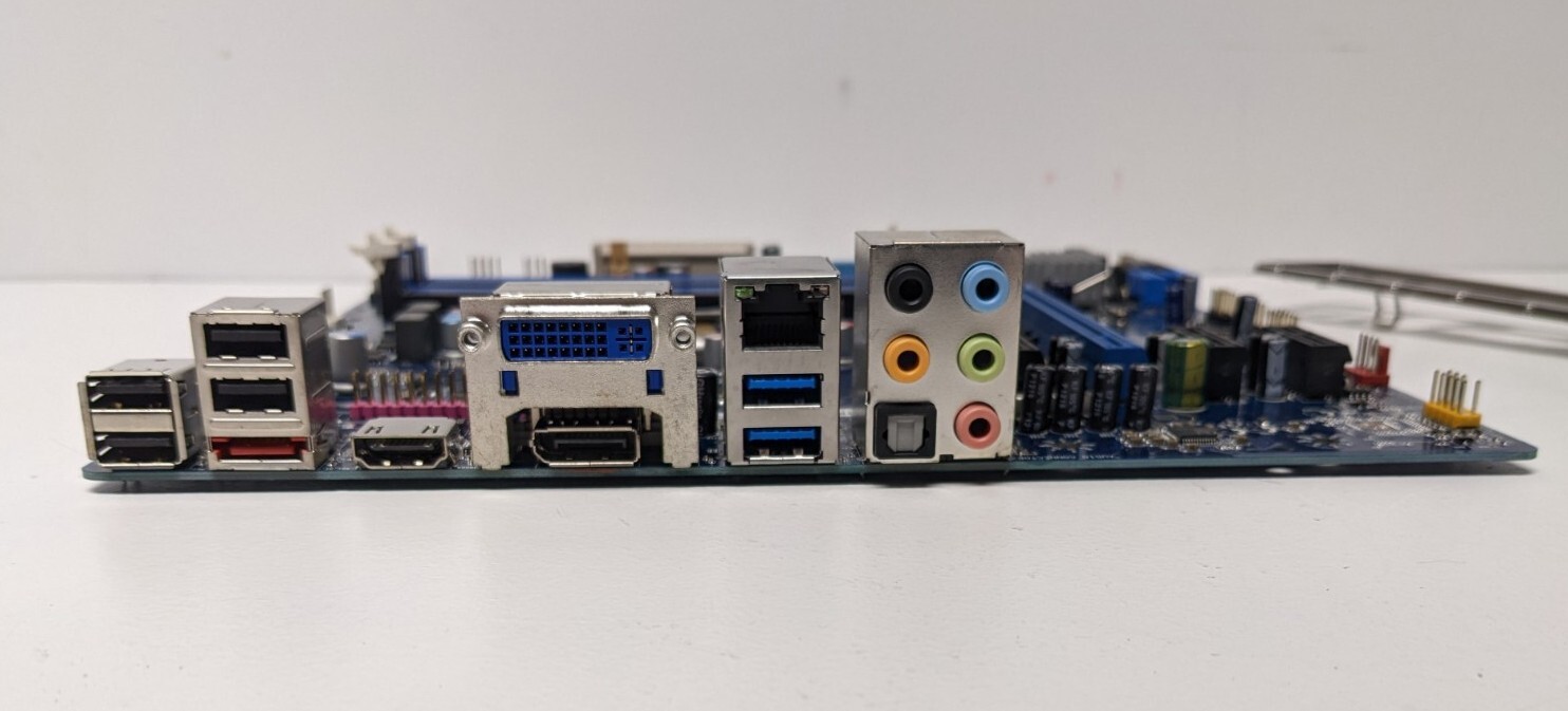 Intel DH77EB H77 1155 Motherboard w/ I/O Shield And Cooler, RAM | eBay