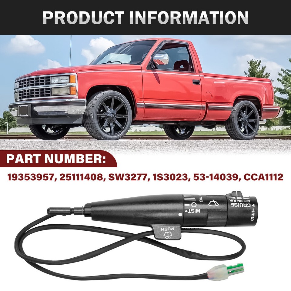 19353957 Turn Signal Multifunction Switch New For CHEVROLET GMC 1988 ...