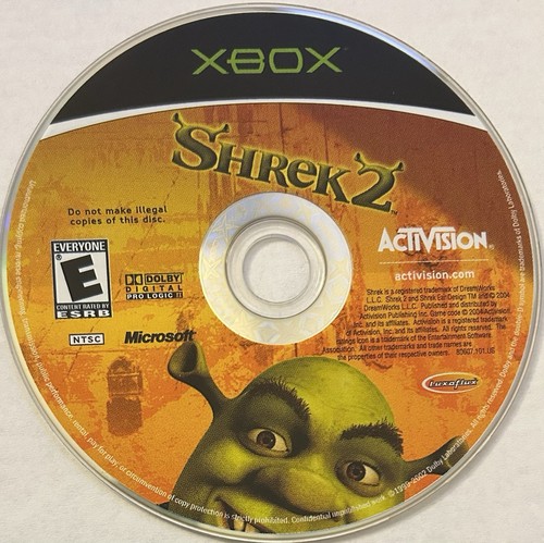 Shrek 2 (Microsoft Xbox, 2004) DISC ONLY | NO TRACKING | M4554 | eBay