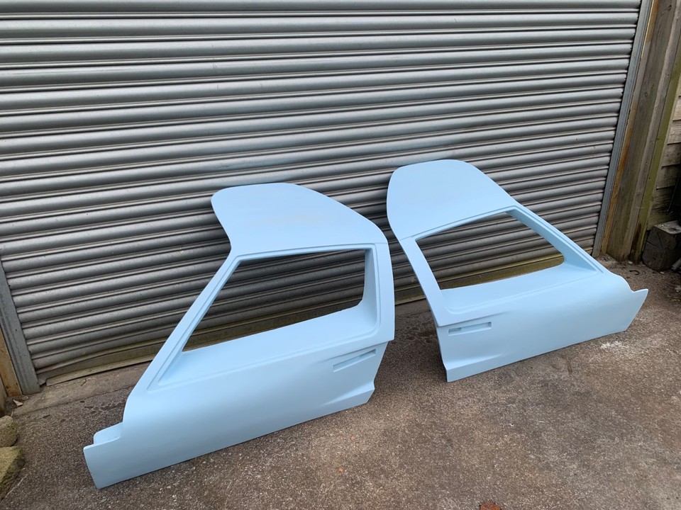 New GT40 doors fiberglass new , wall art kit car grey primer | eBay UK