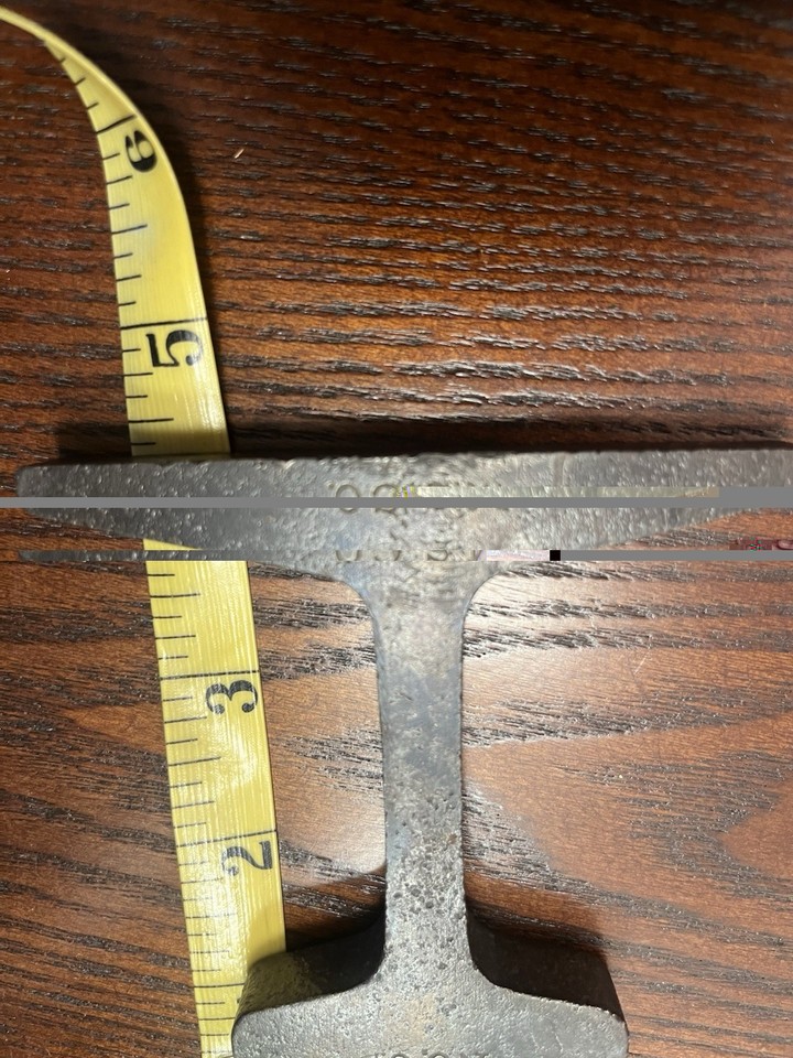 Vintage Collectible Railroad Slice Of Rail Paperweight Cast Iron | eBay