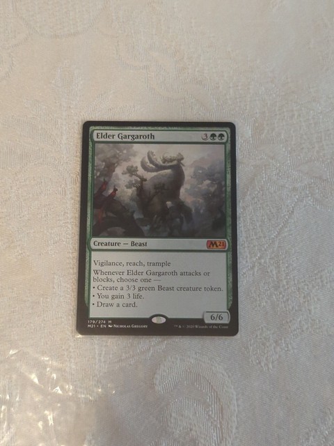 MTG Elder Gargaroth Promo Pack: Core Set 2021 179/274 Regular Promo for ...