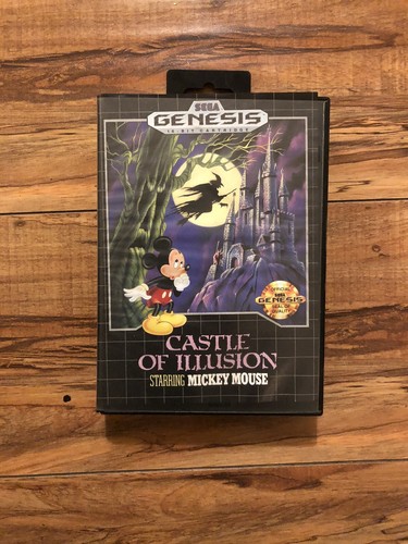 Castle Of Illusion Mickey Mouse Sega Genesis BOX ONLY No Game Disney ...