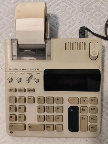 Texas Instruments Desktop Display Calculator TI-5045 II Tested Works ...