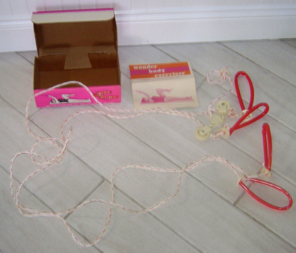 Wonder Body Exerciser Fitness Pulley System Complete In Box '70's | eBay