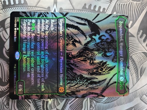 Zopandrel, Hunger Dominus OIL SLICK FOIL | Phyrexia ONE | MTG PRESALE ...