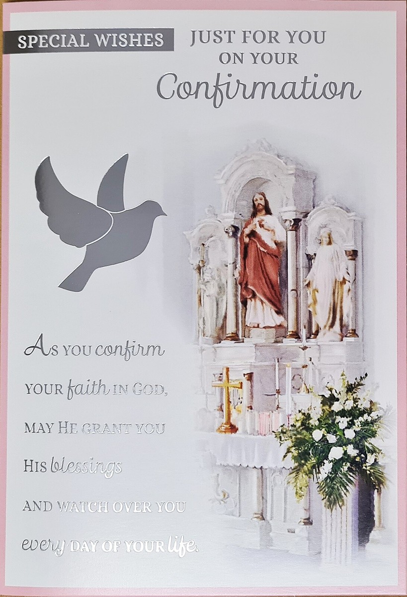 Catholic Confirmation Cards