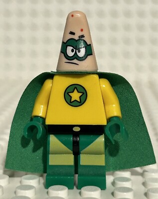 LEGO SpongeBob - Patrick Super Hero (bob026) Minifigure Great Condition ...