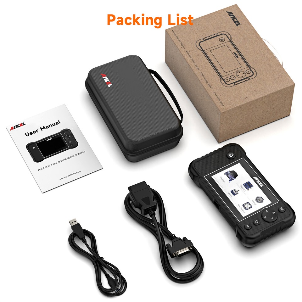 ANCEL FX3300 Elite Car OBD2 Scanner Diagnostic Scan Tool Full System Code Reader | eBay