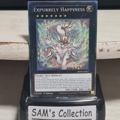Expurrely Happiness AMDE-EN017 Collector Rare Yugioh Amazing Defenders ...