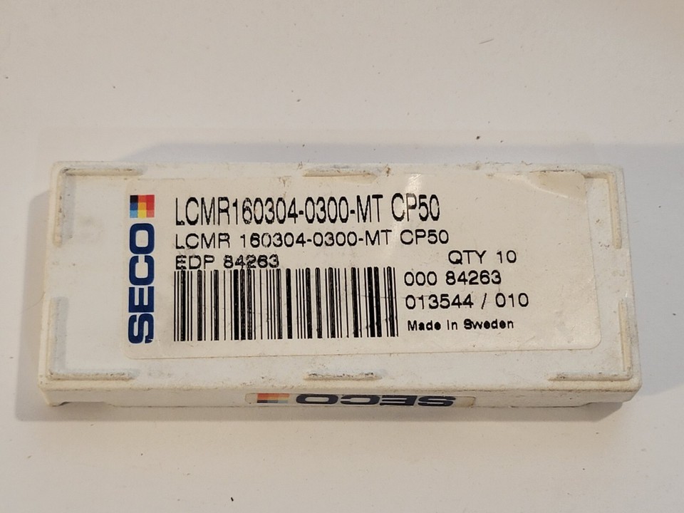 LCMR 160304 0300 MT CP50 SECO ** 10 INSERTS *** FACTORY PACK *** | eBay