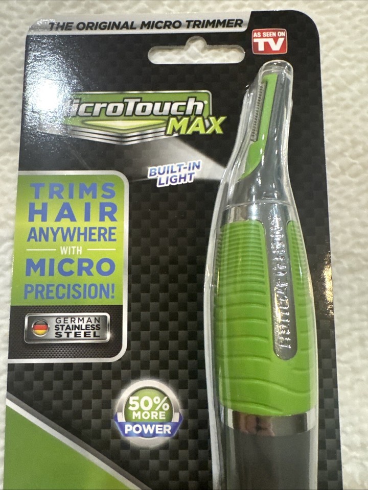 New MicroTouch MAX Personal All In One Hair Trimmer Built In Light ...