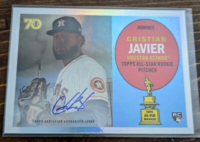 Cristian Javier 2021 Topps All-Star Rookie Cup Auto RC #RCA-CJ Astros ...