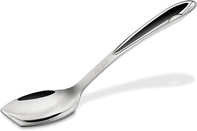 New ALL-CLAD 10" Stainless Steel Solid Spoon Professional Kitchen Tool ...