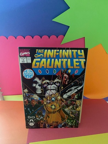 THE INFINITY GAUNTLET Issue #1 2 3 4 5 6 Thanos (1991) Complete Set | eBay