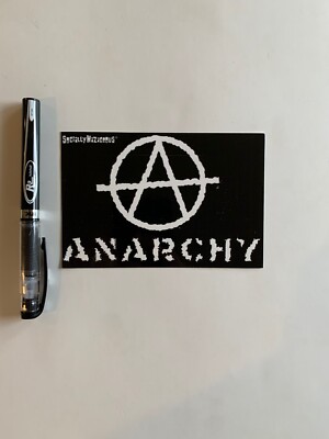 Vintage 90's Era Anarchy Sticker | eBay