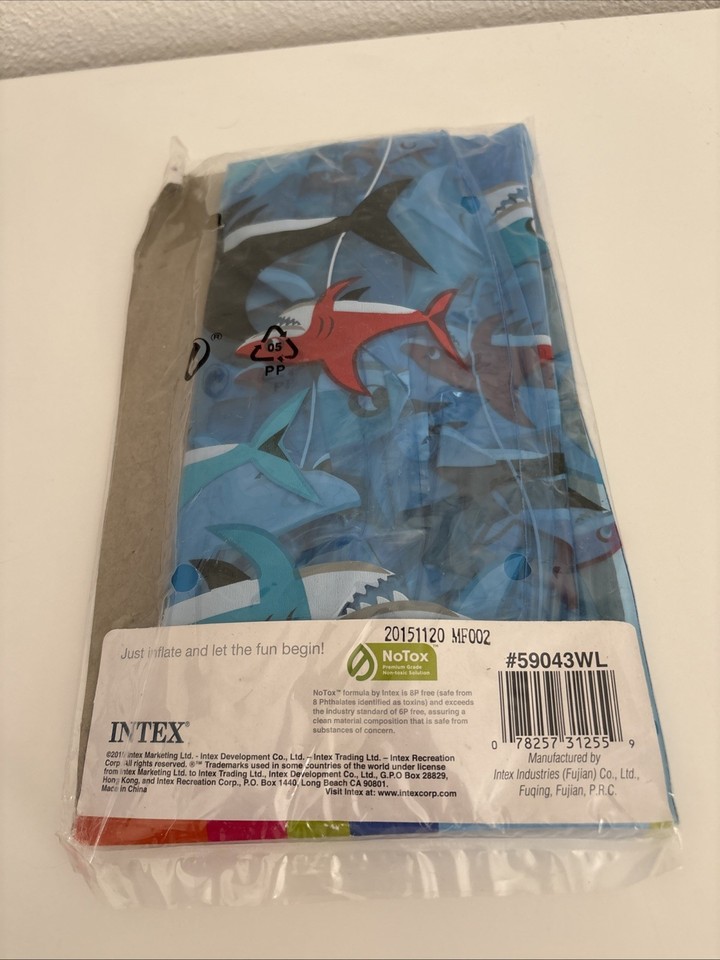 INTEX Ocean Beach Ball 20” Blue Sharks NEW SEALED 2015 | eBay