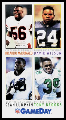 McDonald / Wilson / Sean Lumpkin / Tony Brooks, 1992 Gameday, #279 ...