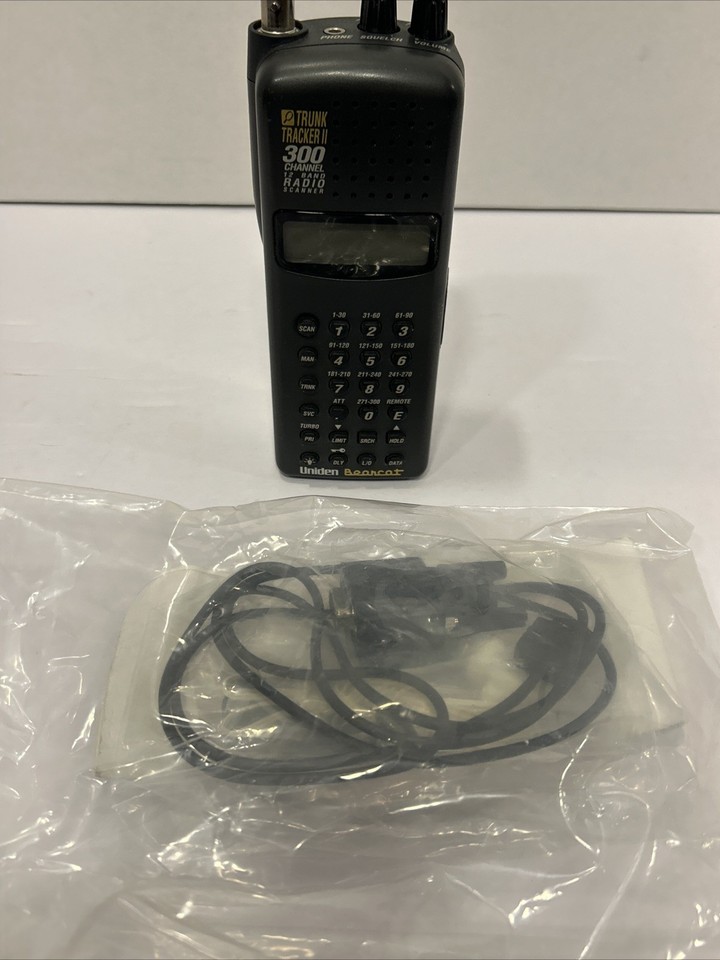Uniden BC245XLT TrunkTracker II Bearcat Handheld 300 Channel Scanner | eBay