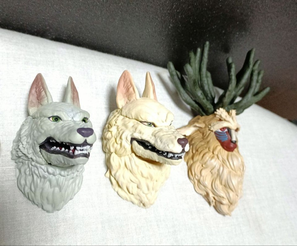 Princess Mononoke Face Magnet San Complete Set No BOX 2022 Studio ...