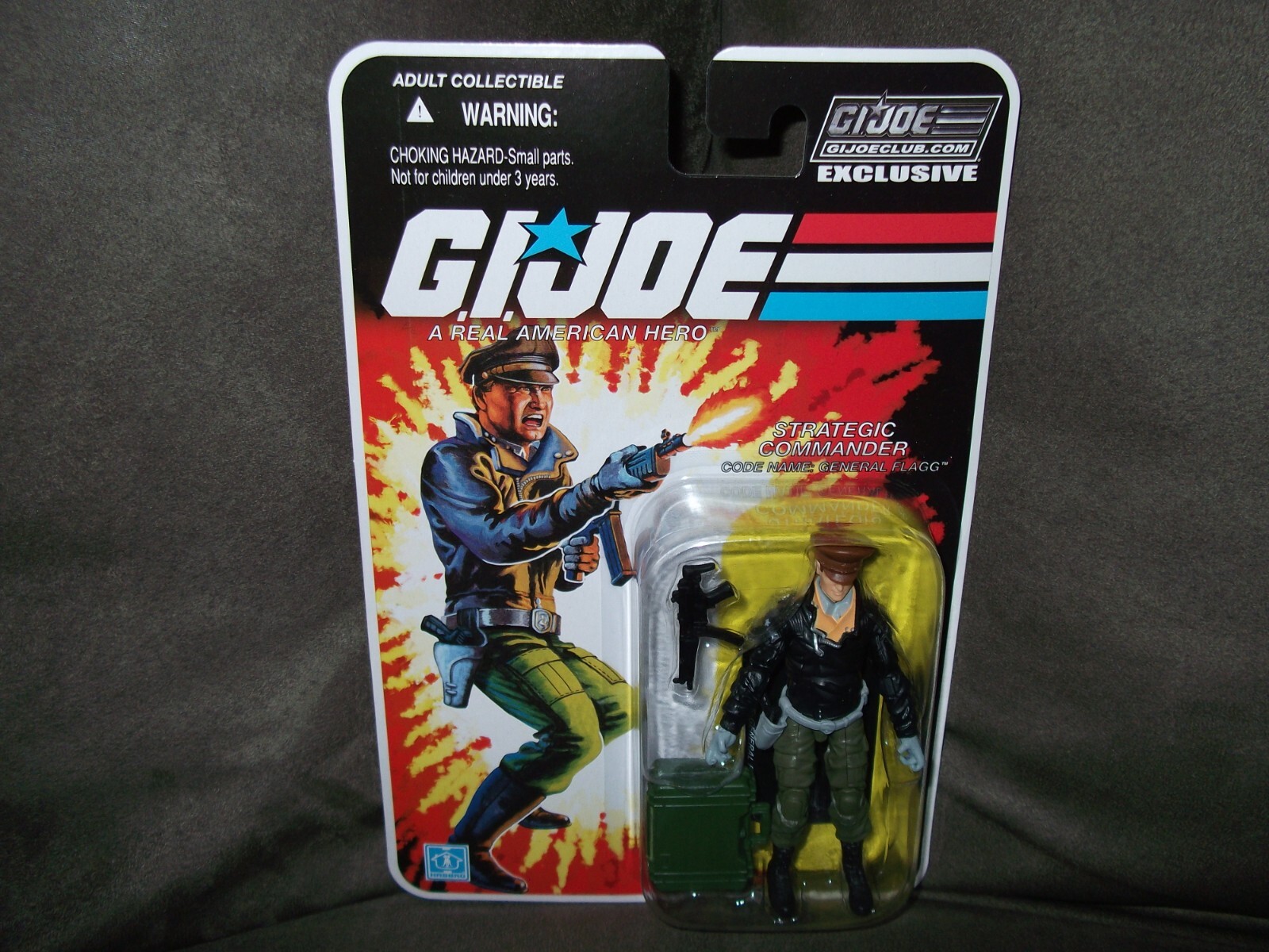 2016 G.I.JOE GENERAL FLAGG CLUB EXCLUSIVE MOC C9+ W/STAR CASE SERIES 5 ...